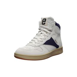 Sneaker Ethletic "Carl", Damen, Gr. 43, wei&szlig; (chalk wei&szlig;, ocean blau), Obermaterial: 100% Polyurethan. Futter: 100% Baumwolle. Decksohle: 100% Baumwolle. Sohle: 100% Naturkautschuk, Schuhe Sneaker, recycled Produkt