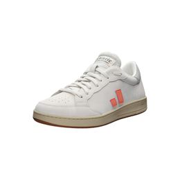 Sneaker Ethletic "Jesse", Damen, Gr. 46, wei&szlig; (chalk wei&szlig;, bleached orange), Obermaterial: 55% Polyurethan, 45% Polyester. Futter: 100% Polyester. Decksohle: 100% Polyester. Sohle: Naturkautschuk, Schuhe Sneaker, recycled Produkt