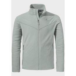 Schöffel Fleecejacke SCHÖFFEL "Hiking Fleece Jk Style Qutang MNS", Herren, Gr. 48, 9205, grau, Oberstoff: 100% Polyester, sportlich, regular fit, hoch geschlossener Ausschnitt, Langarm, Jacken