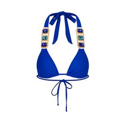 Moda Minx Bikinitop 'Boujee' Damen Größe 70 blau / türkis / gold