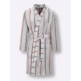 WEWO-Fashion wewo fashion Herren Bademantel, grau, Gr&ouml;&szlig;e 48/50