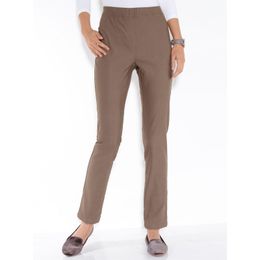 WITT Damen Hose innen angeraut, taupe, Gr&ouml;&szlig;e 25