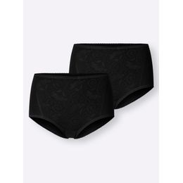 w&auml;schepur w&auml;schepur Damen Formslip mit Ornament-Spitze, schwarz, Gr&ouml;&szlig;e 52