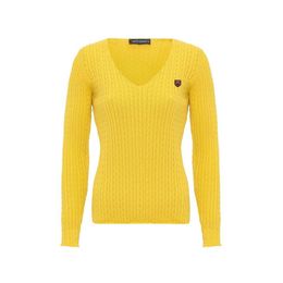 Jacey Quinn Pullover Damen Gr&ouml;&szlig;e XS dunkelgelb