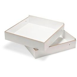 Magazin Schubkasten zu Schrank P100 Weiß / RAL 7035 Lichtgrau