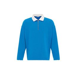 Dandalo Sweatshirt Herren Gr&ouml;&szlig;e L himmelblau / wei&szlig;