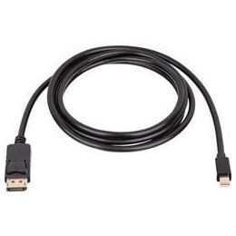 Akyga Anschlusskabel DisplayPort Stecker, Mini DisplayPort Stecker 1.8 m Schwarz AK-AV-15 DisplayPort-Kabel