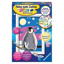 Ravensburger Malen-nach-Zahlen Kleiner Pinguin mehrfarbig