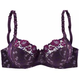 Nuance by Lascana Damen B&uuml;gel-BH, aubergine, Gr&ouml;&szlig;e 105E