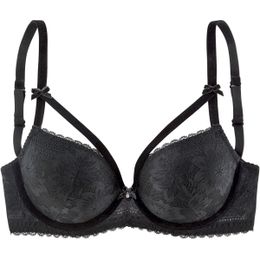 Petite Fleur Gold Damen Schalen-BH, schwarz, Gr&ouml;&szlig;e 100D