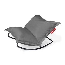 fatboy - Aktionsset: Rock 'n' Roll Lounge Chair, schwarz + Original Outdoor Sitzsack, rock grey