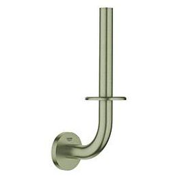 Grohe Essentials WC-Reservepapierhalter 40385EN1 nickel gebürstet, Wandmodell, verdeckte Befestigung