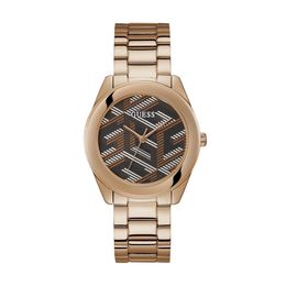 Guess Analoguhr 'CUBED' Damen Gr&ouml;&szlig;e One Size gold / schwarz