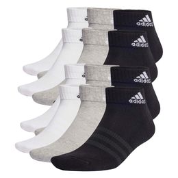 adidas originals Socken '12er-Pack' Damen Gr&ouml;&szlig;e 40/42 grau / dunkelgrau / schwarz / wei&szlig;