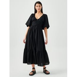 St Mrlo Kleid 'LUCA TIERED DRESS' Damen Gr&ouml;&szlig;e 34 schwarz Winterkleid