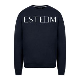 Esteem Sweatshirt Herren Gr&ouml;&szlig;e S anthrazit / wei&szlig;