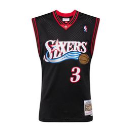 Mitchell & Ness Mitchell & Ness Top 'Philadelphia 76ers Allen Iverson' Herren Gr&ouml;&szlig;e XXL blau / rot / schwarz / wei&szlig;