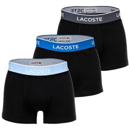 Lacoste Boxershorts Herren Gr&ouml;&szlig;e XL blau / hellblau / dunkelgrau / schwarz
