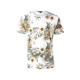 Key Largo T-Shirt 'PLAYA' Herren Gr&ouml;&szlig;e XXXL braun / dunkelgr&uuml;n / wei&szlig;