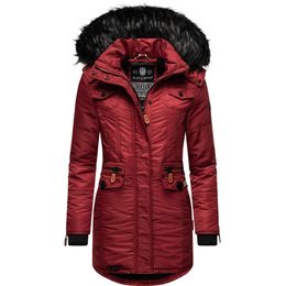 Navahoo Winterjacke Damen Gr&ouml;&szlig;e M rot / schwarz