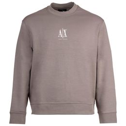 Armani Exchange Sweatshirt Herren Gr&ouml;&szlig;e XS hellbraun / wei&szlig;