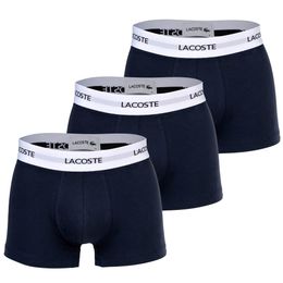 Lacoste Boxershorts Herren Gr&ouml;&szlig;e XL dunkelblau / hellgrau / schwarz