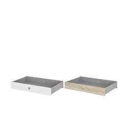 Bettschubkasten 2er-Set Cariba - holzfarben - 100 cm - 16 cm - cm 60,0 - Sconto