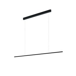 Helestra Led-Hängeleuchte Loopy , Schwarz , Metall , warmweiß , 3x200x151 cm , höhenverstellbar , Lampen & Leuchten, Innenbeleuchtung, Hängelampen,