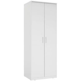 Xora Kleiderschrank , Weiß , Holzwerkstoff , 1 Fächer , 72x194x54 cm , erweiterbar, Typenauswahl , Schlafzimmer, Kleiderschränke, Drehtürenschränke