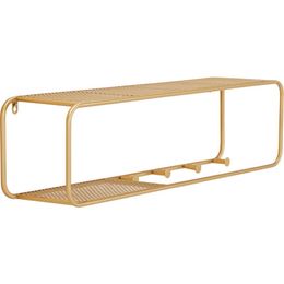 Mid.you Wandgarderobe , Gold , Metall , 80x20x17 cm , Bsci , Garderobe, Garderobenleisten & Garderobenhaken