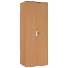 Xora Kleiderschrank , Buche , Holzwerkstoff , 1 Fächer , 72x194x54 cm , Beimöbel erhältlich , Schlafzimmer, Kleiderschränke, Drehtürenschränke