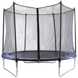 Xxxl Trampolin , Blau, Schwarz , Metall, Kunststoff , rund , 240 cm , EN 71 , Outdoor Spielzeug, Trampoline