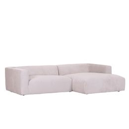 Landscape Ecksofa , Beige , Textil , 3-4-Sitzer , Ottomane rechts, L-Form , 280x175 cm , Stoffauswahl, Hocker erhältlich , Wohnzimmer, Sofas &