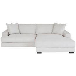 P & B Ecksofa , Beige , Textil , L-Form , 265x180 cm , Made in Europe , Wohnzimmer, Sofas & Couches, Wohnlandschaften, Ecksofas