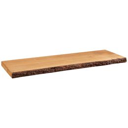 Landscape Wandboard , Eiche , Holz , Eiche , massiv , 60x2.5x23 cm , Bsci , Wohnzimmer, Regale, Wandboards