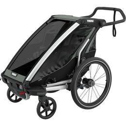 Thule Fahrradanhänger Charoit Lite 1 , Grün , Metall , 64.5x89-112x85.5 cm , Freizeit, Sport & Fitness, Fahrräder