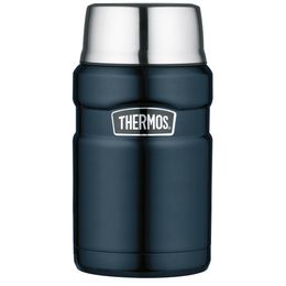 Thermos ISOLIERSPEISEGEFÄß , Blau, Dunkelblau , Metall , 0,71 L , BPA-frei , doppelwandig, schlag- und bruchfest, lebensmittelecht, Vakuum, 100%