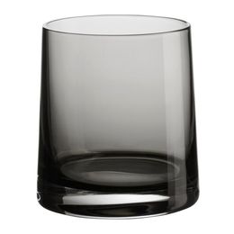 Asa Glas Lina , Grau , Glas , 250 ml , 9 cm , Essen & Trinken, Gläser, Trinkgläser