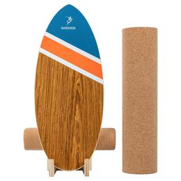 Xxxl Surf , Braun , Holz, Kunststoff , Birke, Ahorn, Kork, Eukalyptusholz , 30x1.2x74 cm , Spielzeug, Kinderspielzeug, Sonstiges Spielzeug