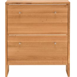 Kombikommode Home Affaire "Dura Kommode Schrank Schuhschrank", braun (wildeiche), B:82cm H:95cm T:27cm, Massivholz, Sideboards, aus FSC-zertifizierten Massivholz, Breite 82 cm