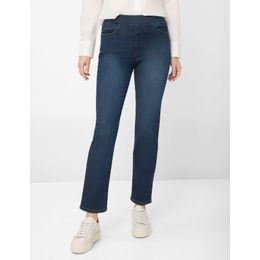 Bequeme Jeans RAPHAELA BY Brax "Style PAMINA", Damen, Gr. 40, Normalgrößen, blau (jeans), 93% Baumwolle, 5% Elastomultiester, 2% Elasthan, Jeans