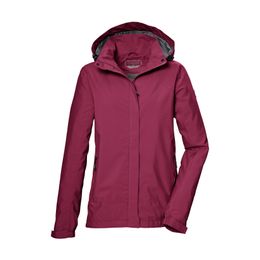 Outdoorjacke Killtec "KOS 51 WMN JCKT", Damen, Gr. 36, rot (weinrot), Oberstoff: 100% Polyester, Futter: 100% Polyester, sportlich, Jacken, Damenjacke: wasserdicht, atmungsaktiv, verstellbar, nachhaltig