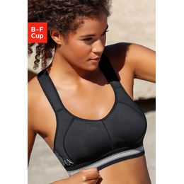 active by Lascana LASCANA ACTIVE Sport-BH, Schwarz, Gr. 90B, Damen, Sport-BHs, Material: Polyamid, Elasthan