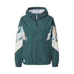 Iriedaily &Uuml;bergangsjacke Damen Gr&ouml;&szlig;e M hellblau / smaragd / koralle / wei&szlig;