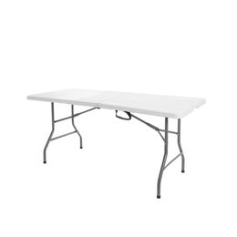 Table Klapptisch Weiß Polyäthylen HDPE 120 x 60 x 74 cm