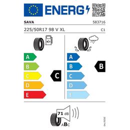 Sava [Sava] 225/50R17 98V - Intensa HP2 Sommerreifen 583716