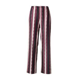 Topshop Hose Damen Größe 36/38 burgunder / schwarz / weiß