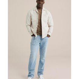 WE Fashion Between-Season Jacket male Beige size XS