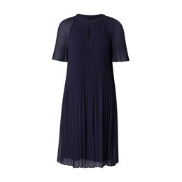 comma, COMMA Kleid Damen Größe 34 navy Winterkleid