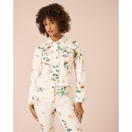 Pfeffinger Jeansjacke mit Blumen-Print